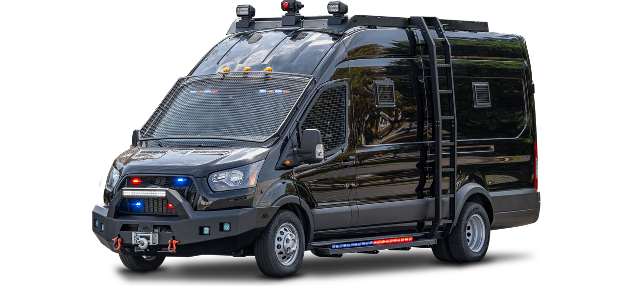 POINTER APC/SWAT Armored Transit Van | Alpine Armoring USA