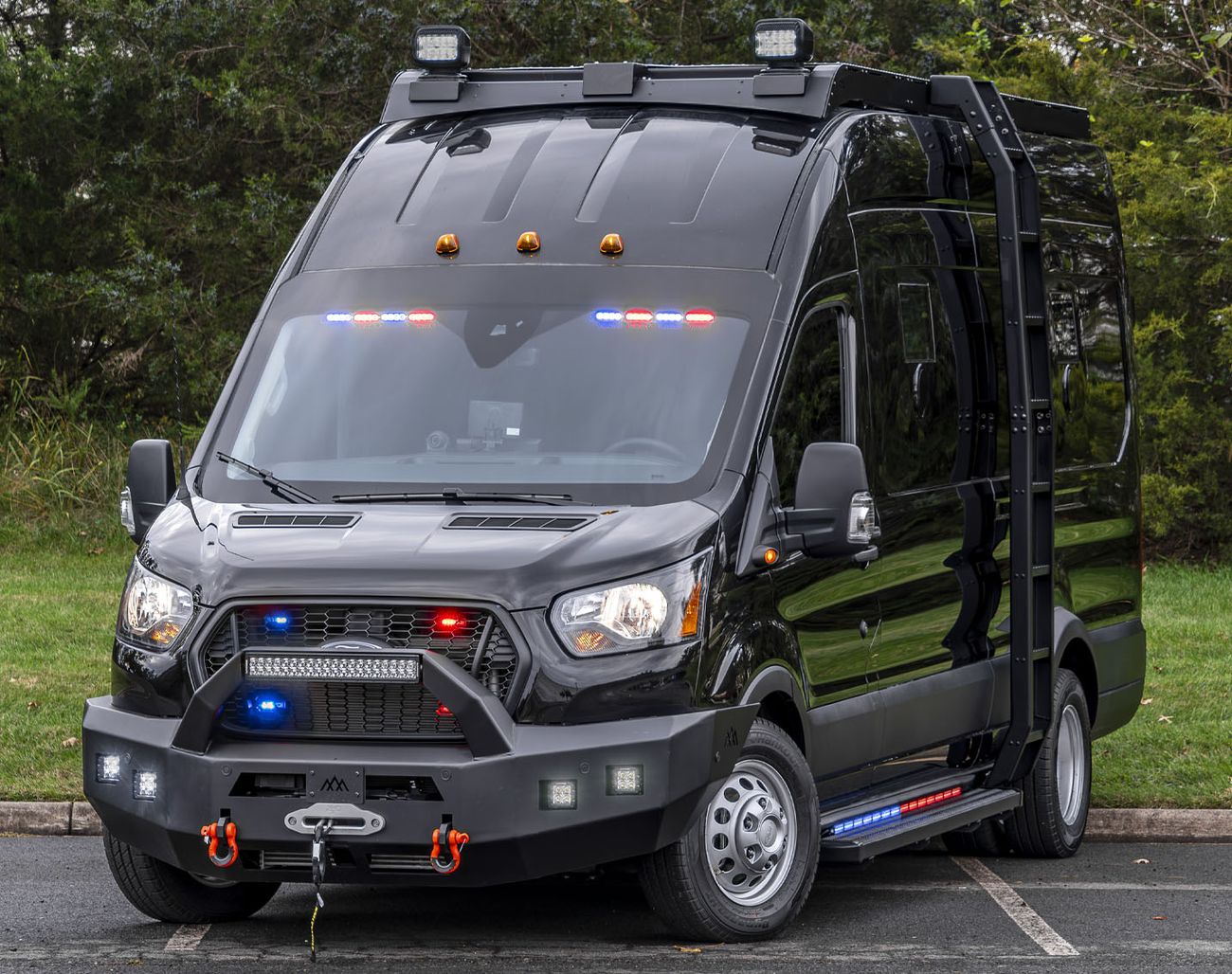 Armored Pointer® Ford Transit SWAT Van | Alpine Armoring®