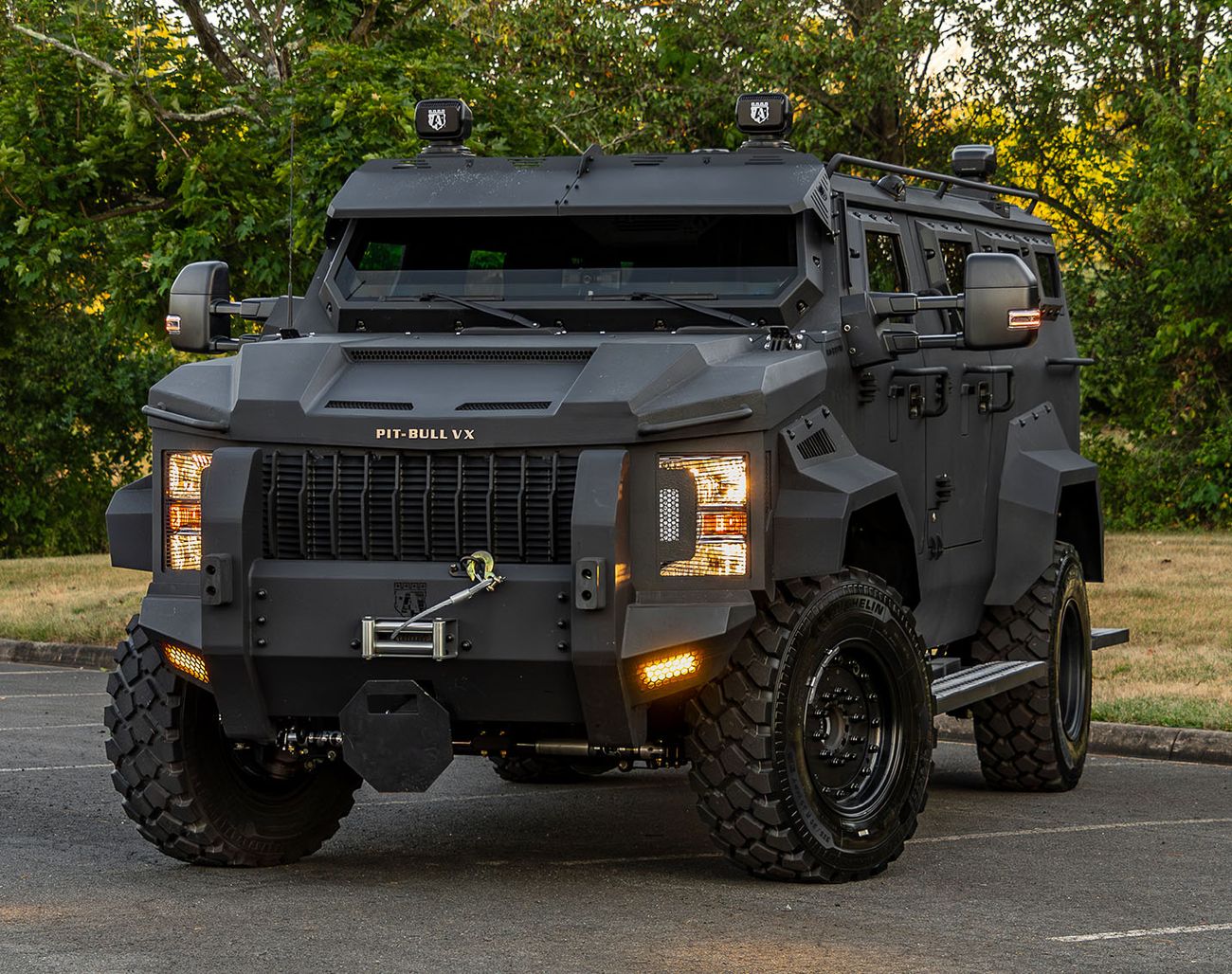 Rental Pit-Bull VX® Alpine Armoring SWAT Truck .50 Cal Protection